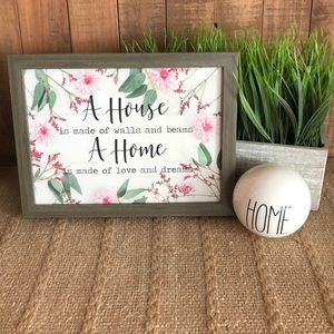 Hobby Lobby | Wall Decor | A House Is Made Of Sign | Poshmark